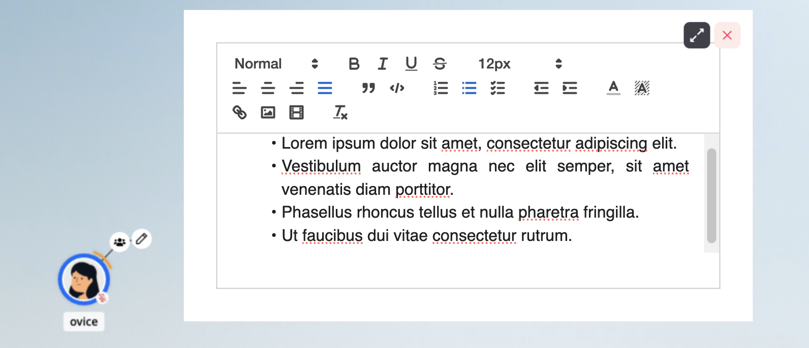 メモオブジェクト – ovice ヘルプセンター